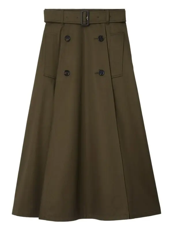 Burberry Midi Trench Skirt