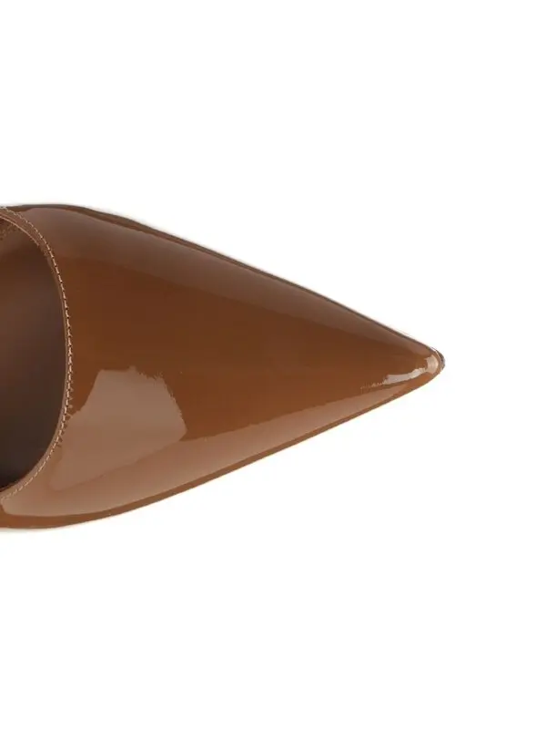 Paris Texas Linda Slingback In Patent Leather - Cream
