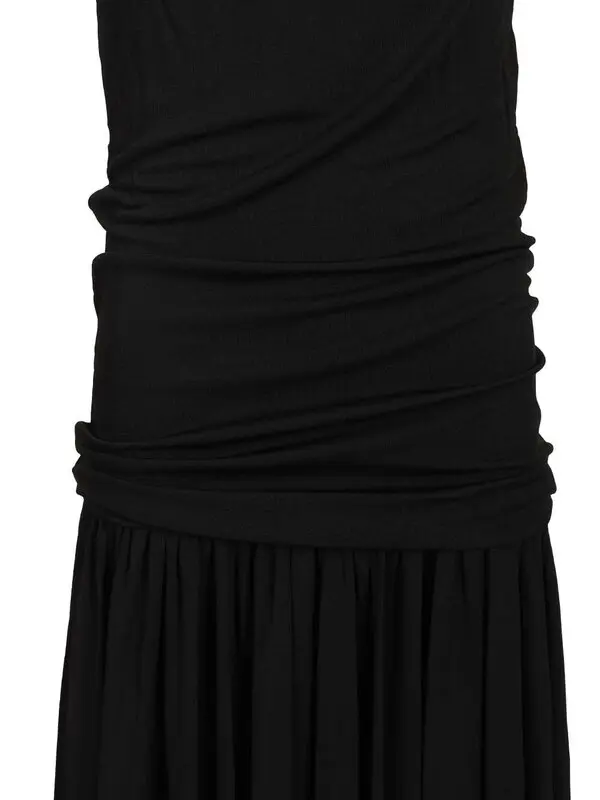 Jacquemus Abiha Gathered Jersey Maxi Dress