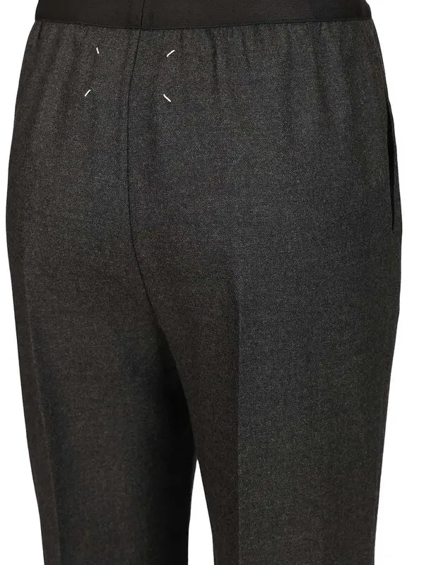 MAISON MARGIELA Straight Wool Trousers