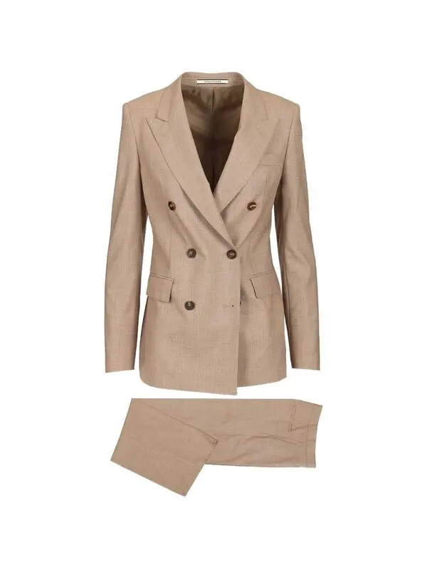 Tagliatore Double-breasted Wool And Silk Suit