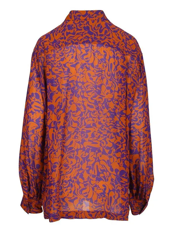 Dries Van Noten Psychedelic Print Oversized Shirt