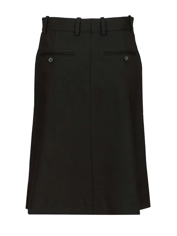TOTEME Pleated A-line Skirt
