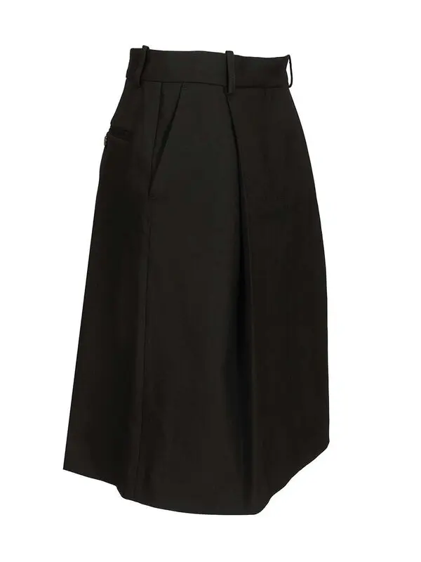 TOTEME Pleated A-line Skirt