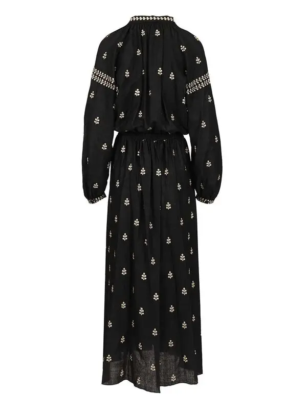 Isabel Marant Étoile Tussar Silk Embroidered Dress
