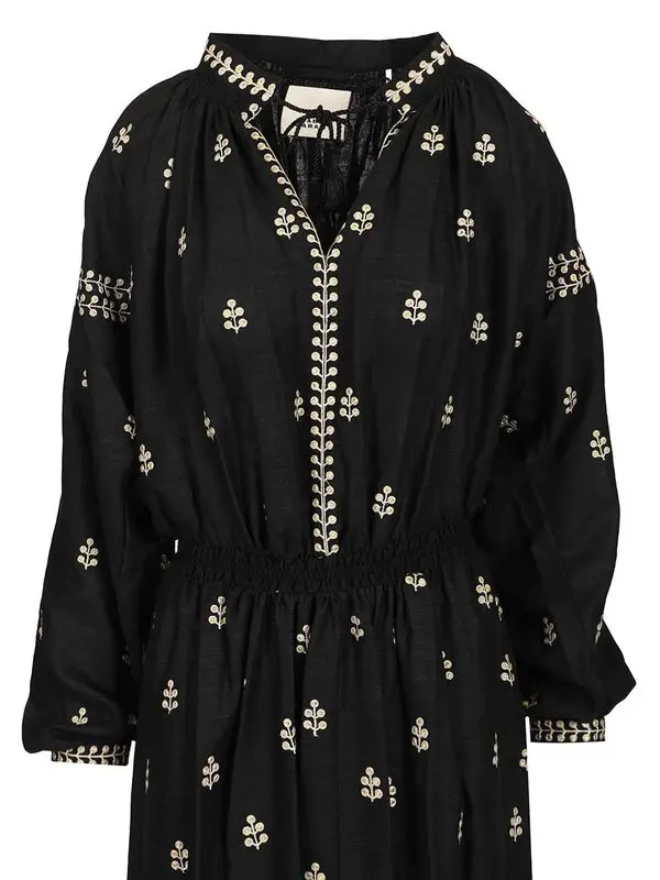 Isabel Marant Étoile Tussar Silk Embroidered Dress