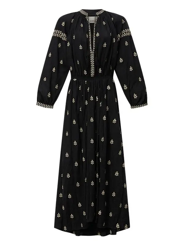 Isabel Marant Étoile Tussar Silk Embroidered Dress