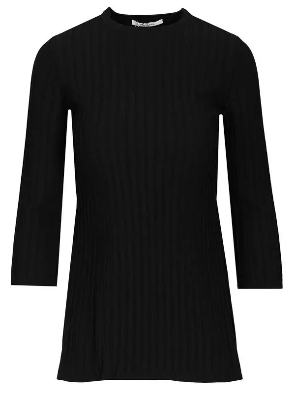 Max Mara Ribbed Sweater - Black