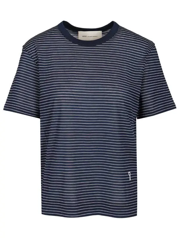 AMI Paris Short-sleeved T-shirt - Blue