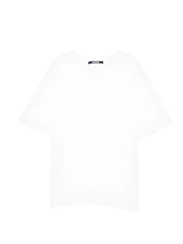Jacquemus Cotton And Silk T-shirt