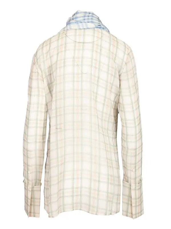 Acne Studios Silk Blouse With Scarf