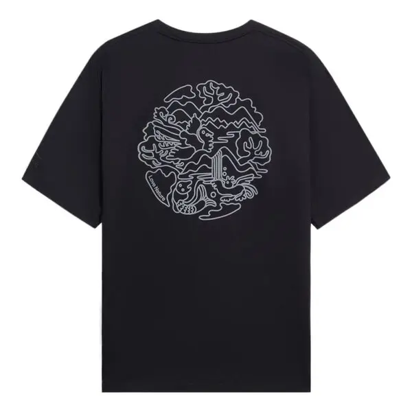 LI-NING Love Nature Graphic T-shirt 'black