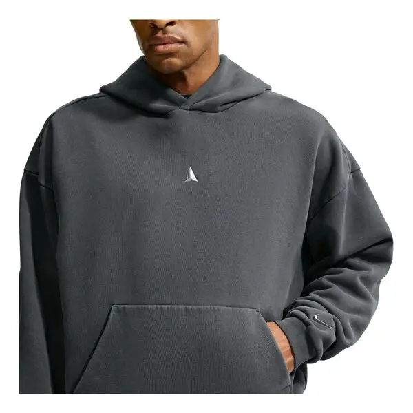 Nike Ja Standard Issue Therma-fit Hoodie 'black Spruce Ice Silver - Black Spruce/ice Silver