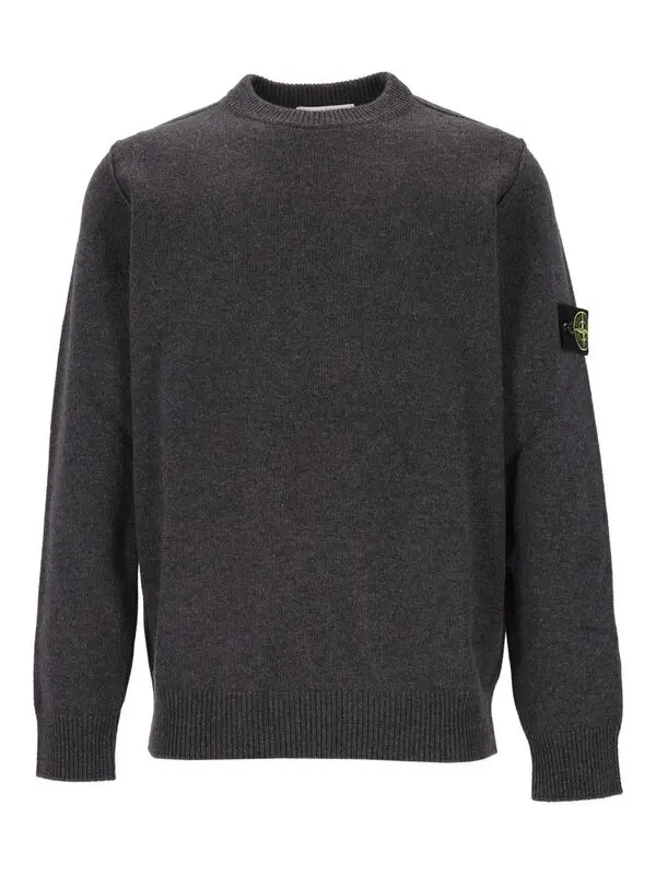Stone Island Lambswool Crew Neck Sweater