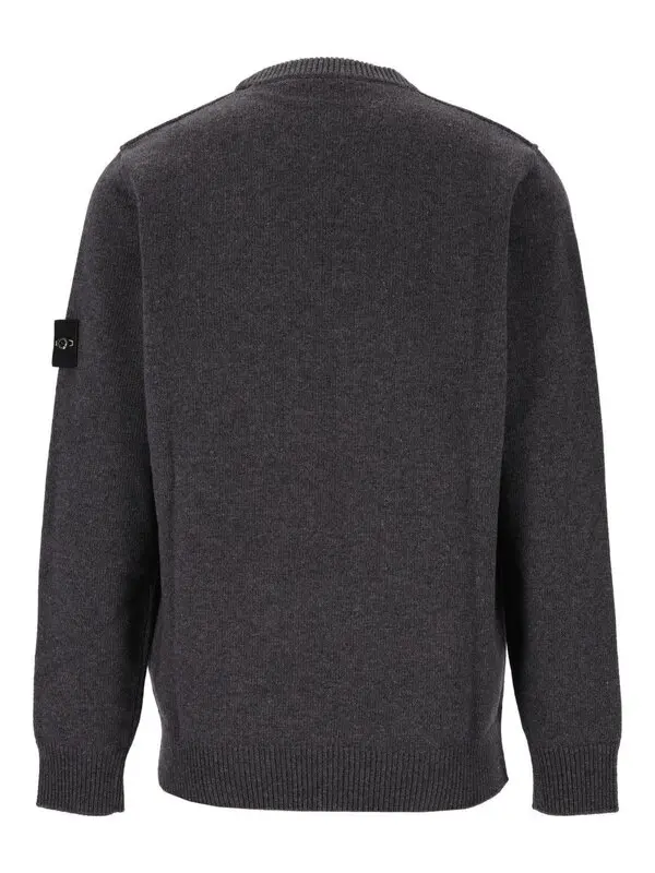 Stone Island Lambswool Crew Neck Sweater
