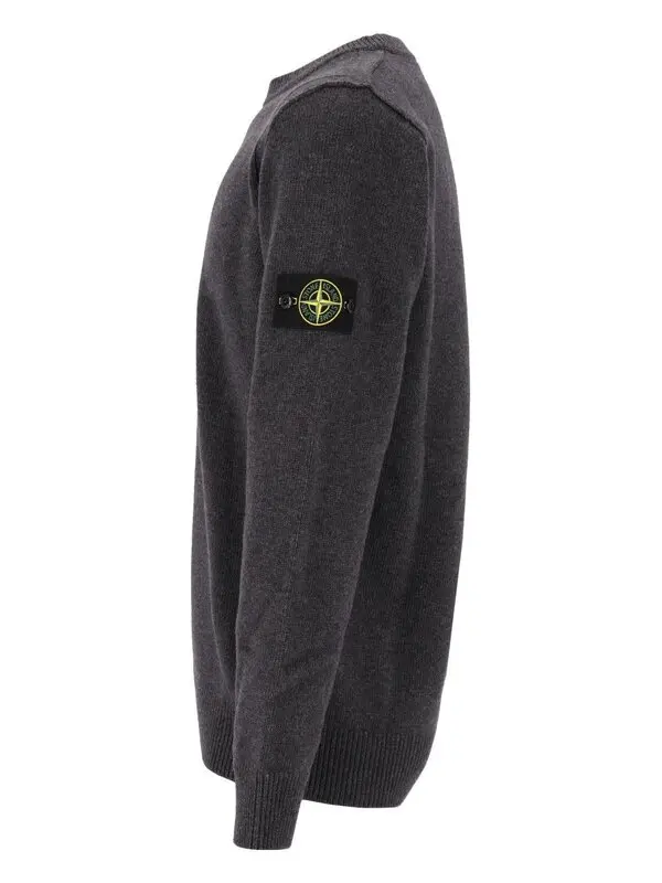 Stone Island Lambswool Crew Neck Sweater