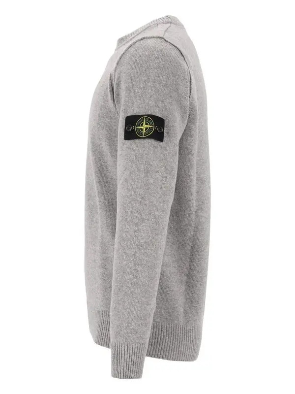 Stone Island Lambswool Crew Neck Sweater