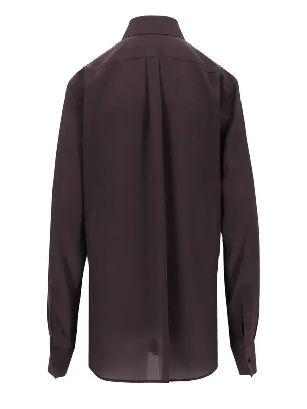 Dolce & Gabbana Shirt In Silk Crêpe De Chine