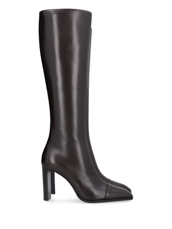 Saint Laurent Venetia Boots In Smooth Leather