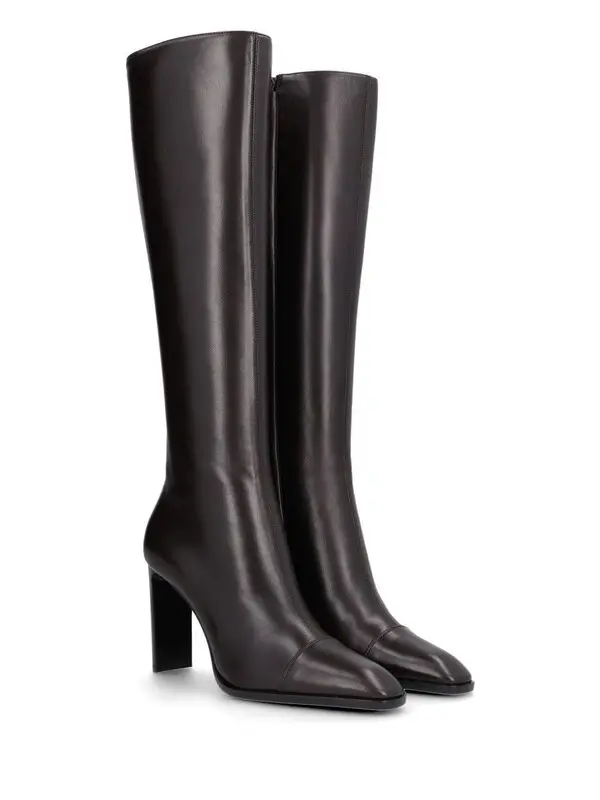 Saint Laurent Venetia Boots In Smooth Leather
