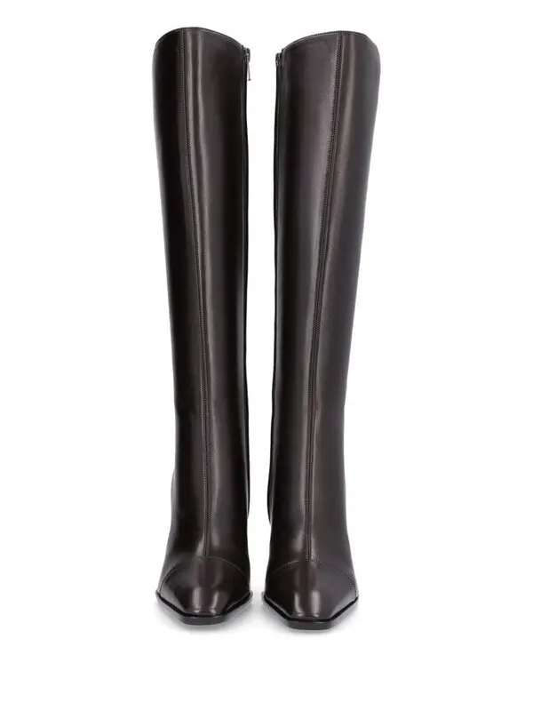 Saint Laurent Venetia Boots In Smooth Leather
