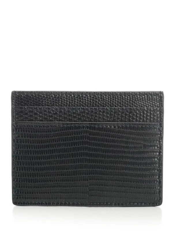 Saint Laurent Signature Card Holder - Black