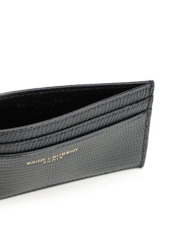 Saint Laurent Signature Card Holder - Black