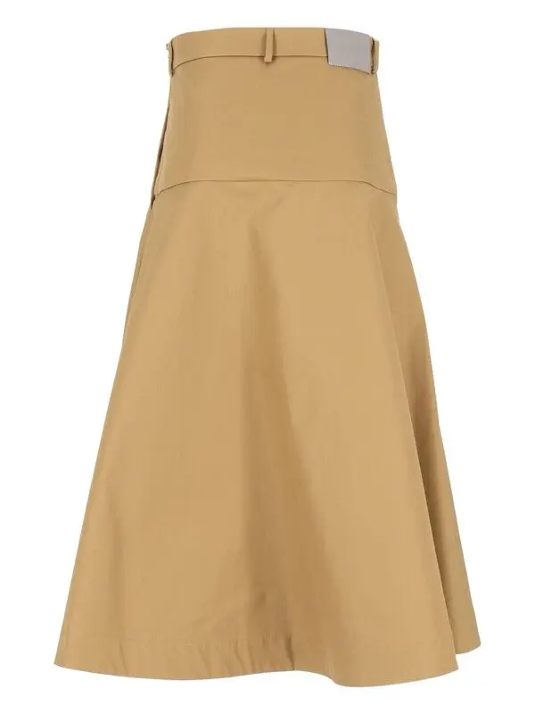 Balenciaga Cotton A-line Skirt