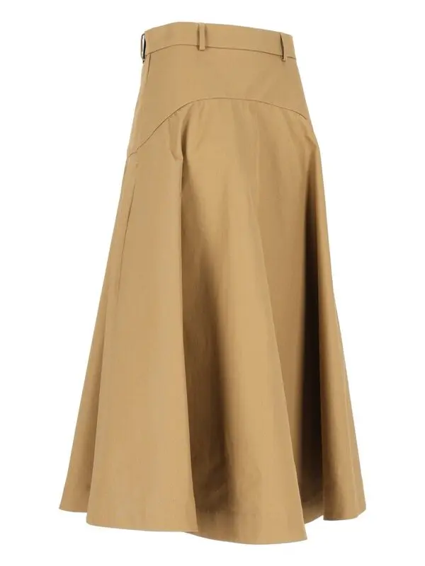 Balenciaga Cotton A-line Skirt