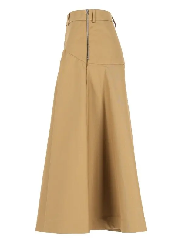 Balenciaga Cotton A-line Skirt