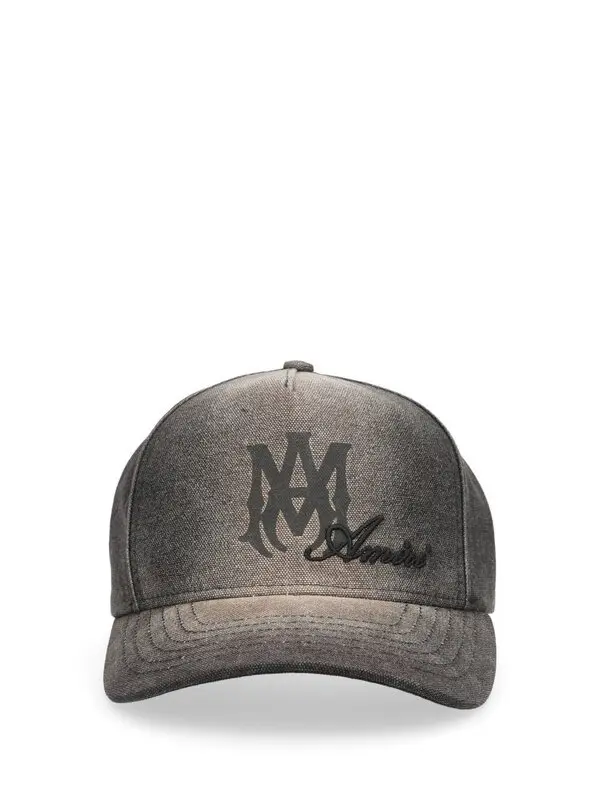 Amiri Ma Script Canvas Cap - Black