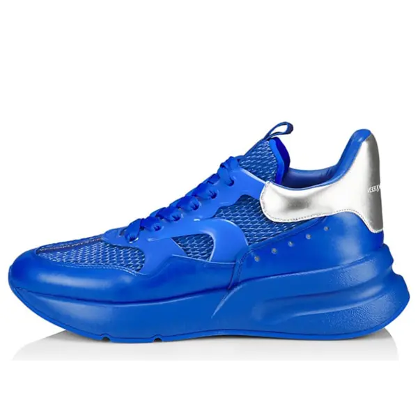 Alexander McQueen Oversized Runner - Ultramarine/silver