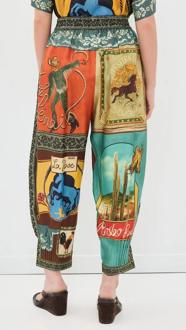 ALEMAIS Ace Tapered Silk Pants