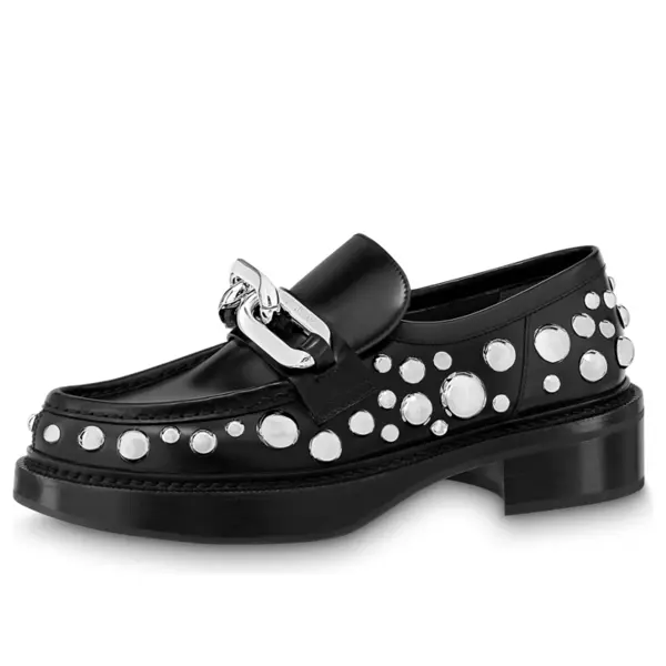 LOUIS VUITTON X Yk Academy Loafers - Black/white/silver