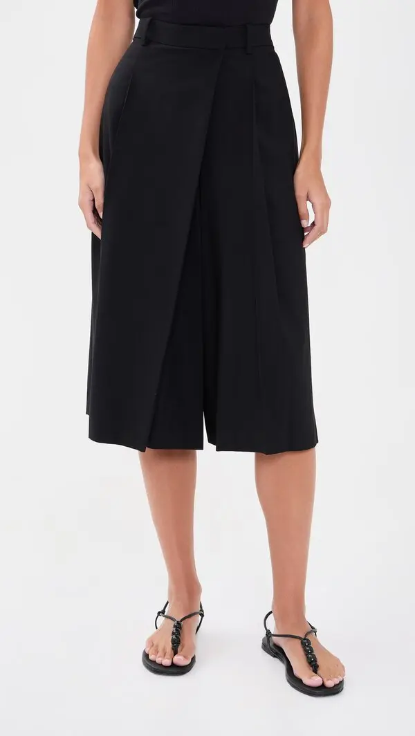 Theory Front Wrap Culottes