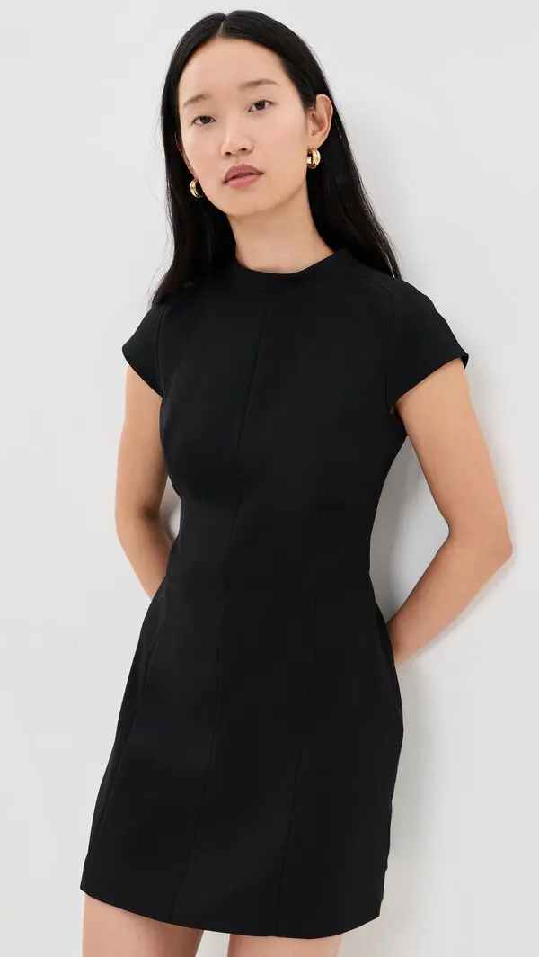 Theory Paneled Raglan Mini Dress