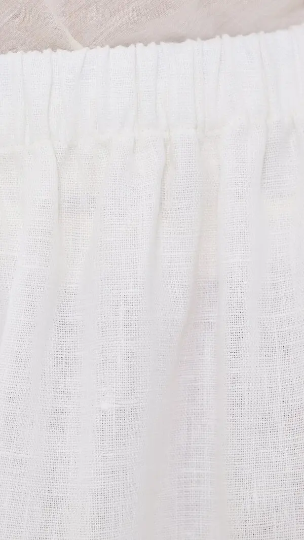 Faithfull The Brand Kortez Linen Balloon Pants - White
