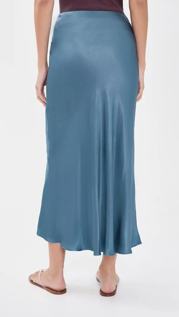 Rails Anya Satin Midi Skirt