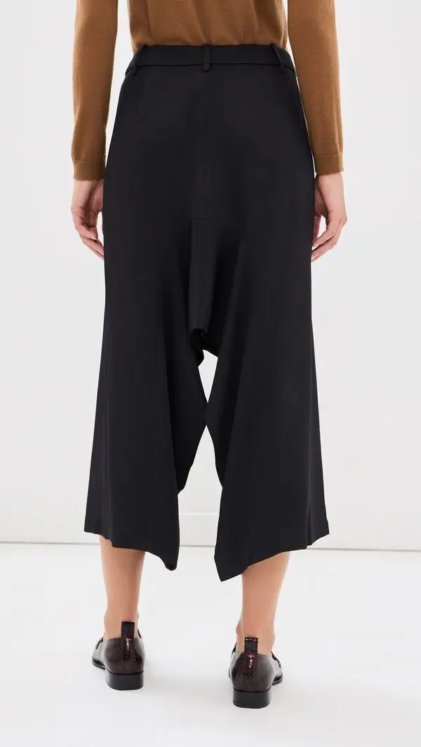 Tibi Eco Acetate Viscose Front Drape Culottes