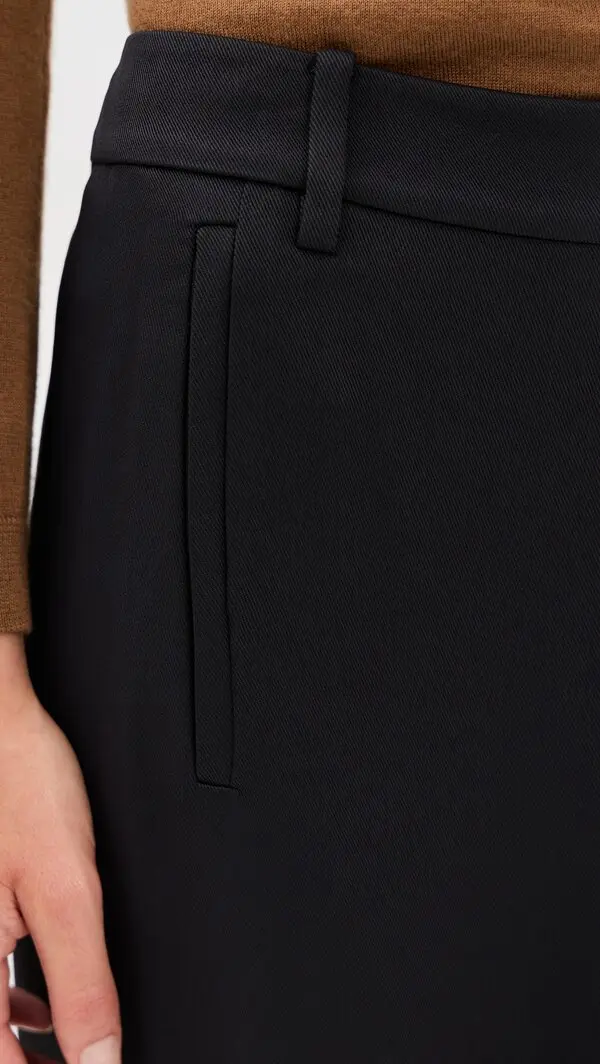 Tibi Eco Acetate Viscose Front Drape Culottes