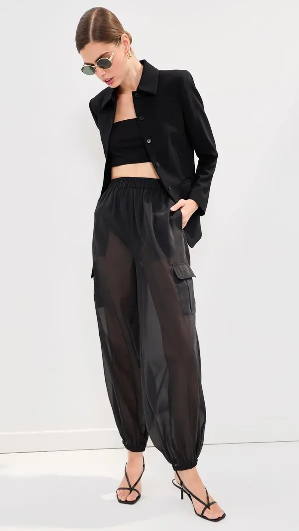 LE BOP Organza Cargo Pants