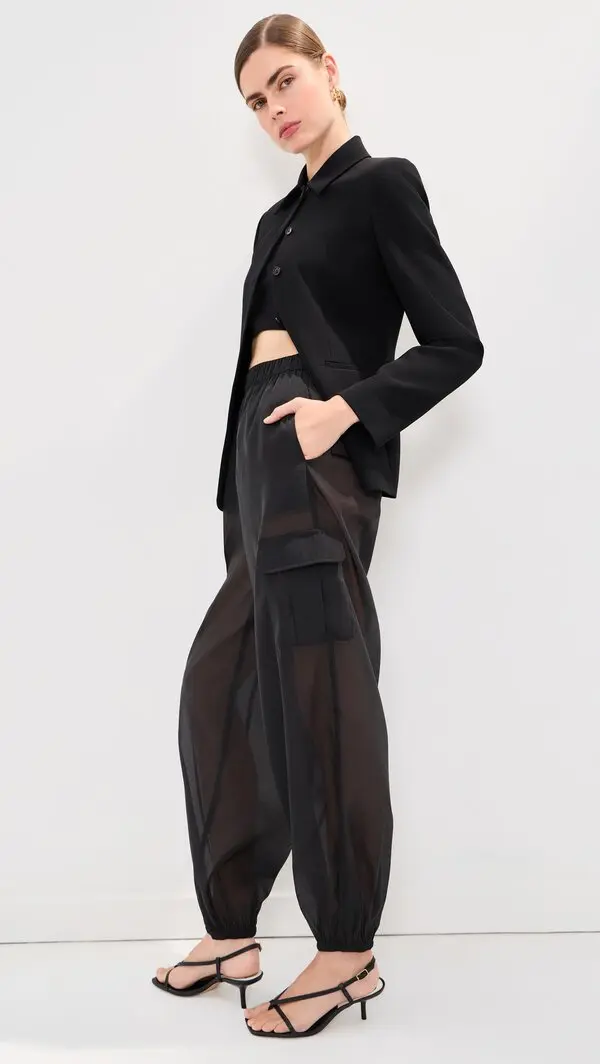 LE BOP Organza Cargo Pants