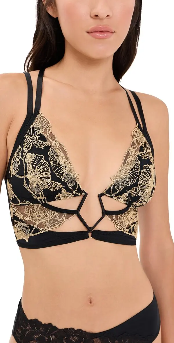 THISTLE AND SPIRE Demeter Bralette - Black