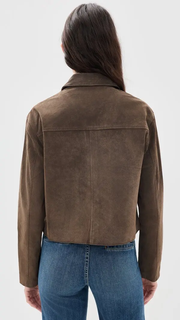 Blanknyc Suede Cropped Jacket