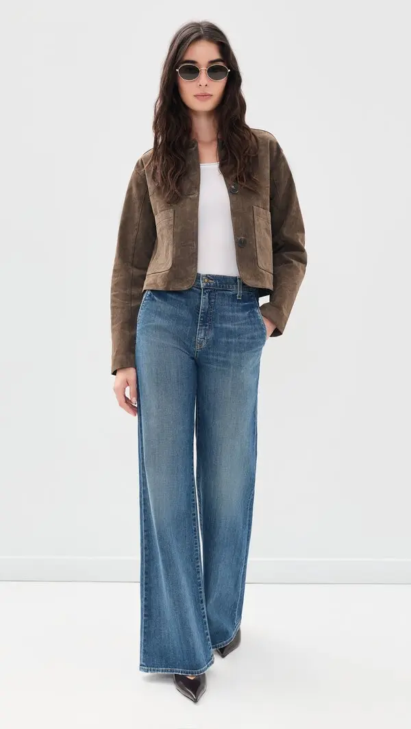 Blanknyc Suede Cropped Jacket