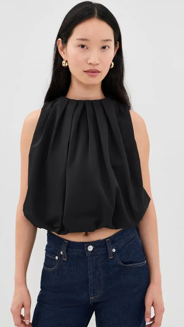 Lioness Beverly Bubble Top - Noir