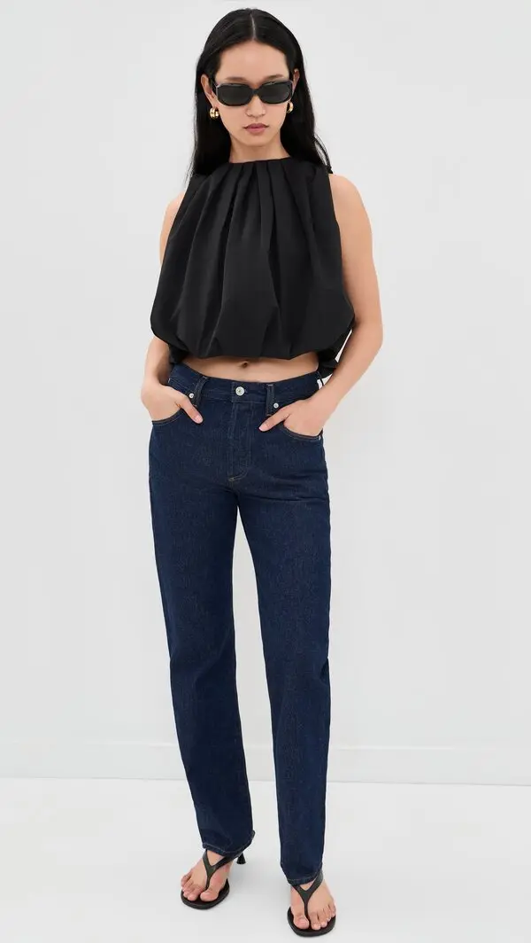 Lioness Beverly Bubble Top - Noir
