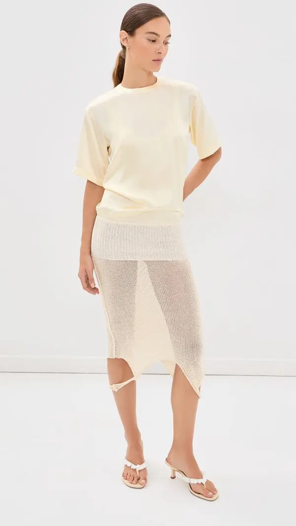 AISLING CAMPS Liquid Silk T-shirt