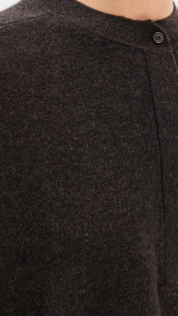 Le Kasha Bulgan Cashmere Cropped Sweater - Chocolate