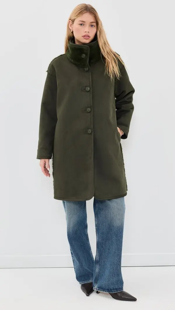 Velvet By Graham & Spencer Faux Suede Yves Coat